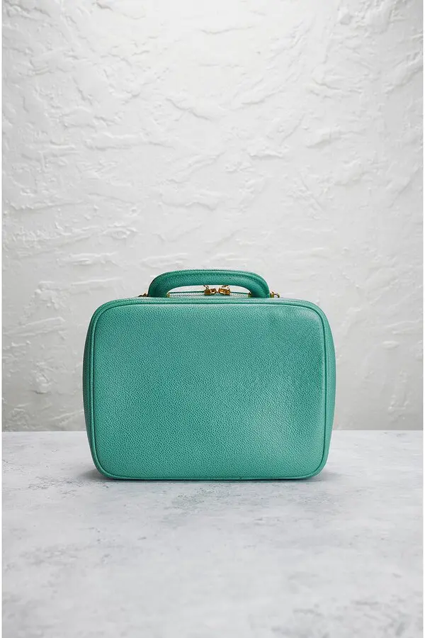 Chanel Caviar Timeless Vanity Bag - Turquoise