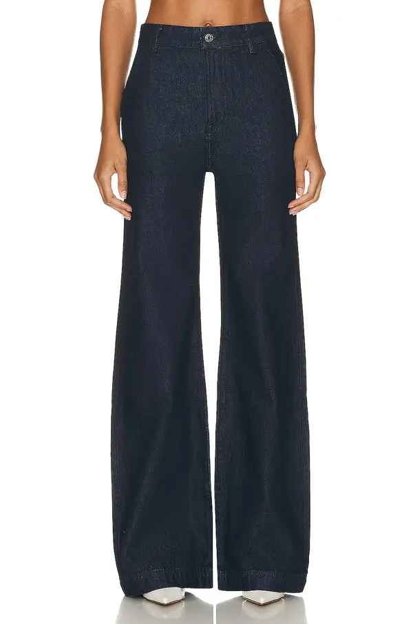 GRLFRND Camille High Rise Flared Trouser Jeans