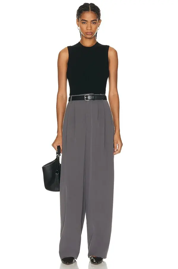 NILI LOTAN May Sweater Top - Black