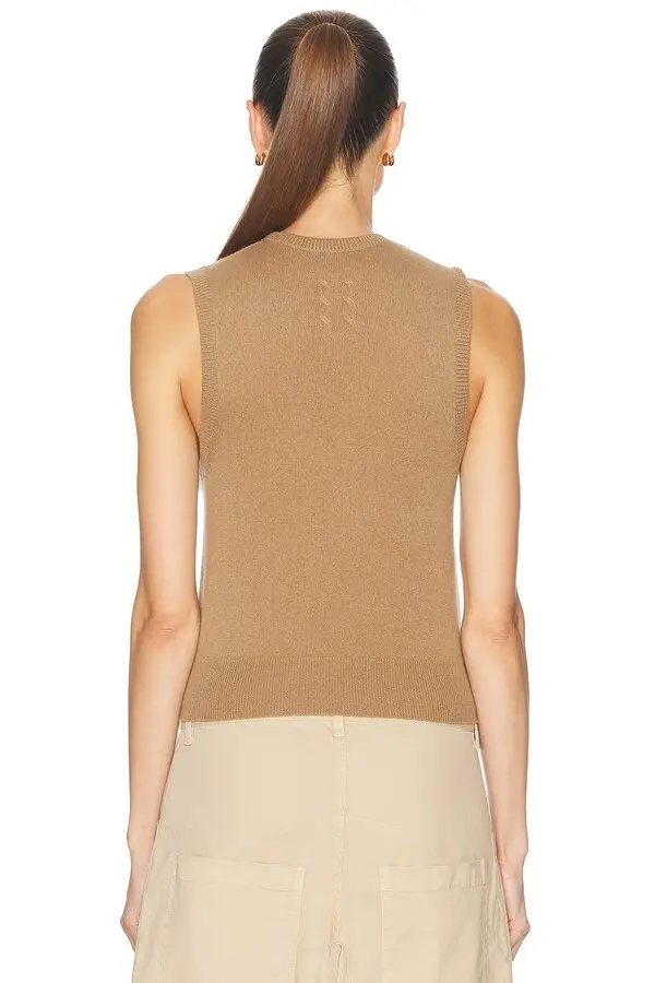 NILI LOTAN May Sweater Top - Tan