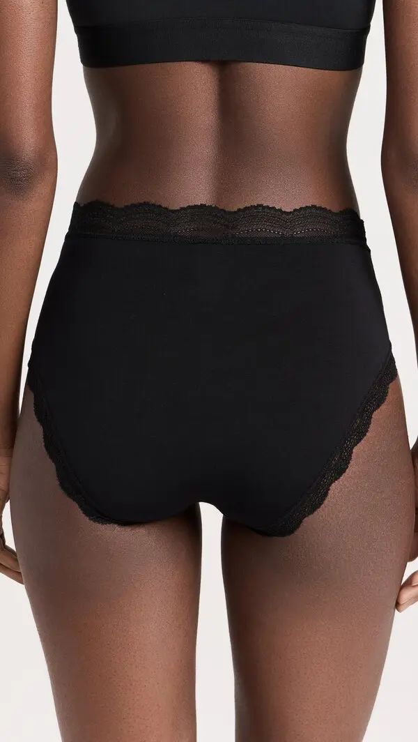 STRIPE & STARE High Rise Knicker Four Pack - Sand Essentials