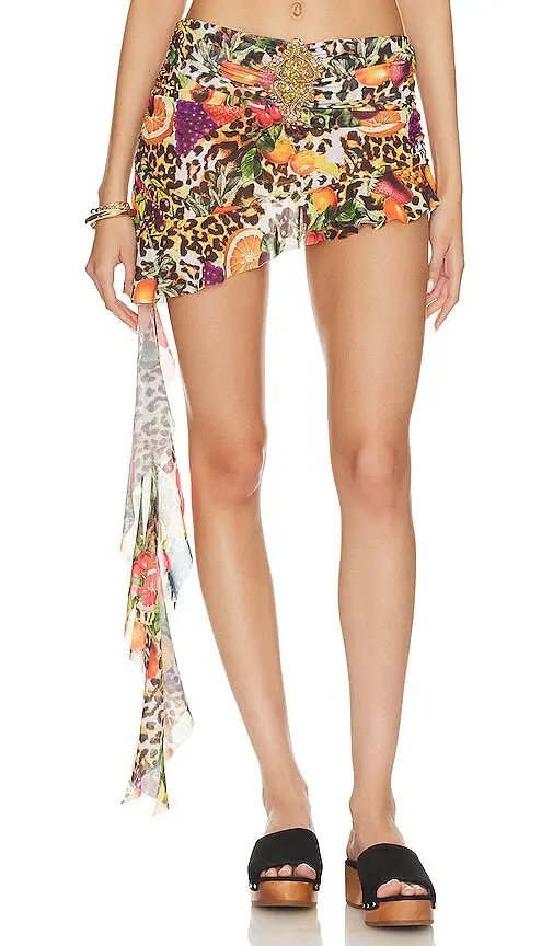 Jaded London Cindy Beach Skirt In Pink In Multi - 39% Off | Editorialist