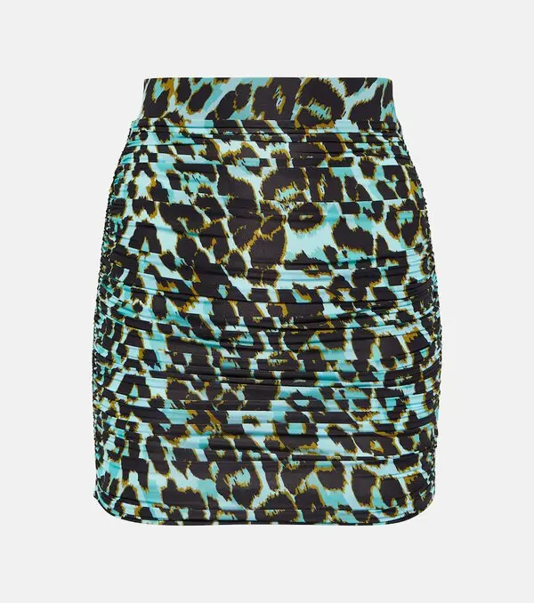 Alex Perry Kiran Ruched Miniskirt
