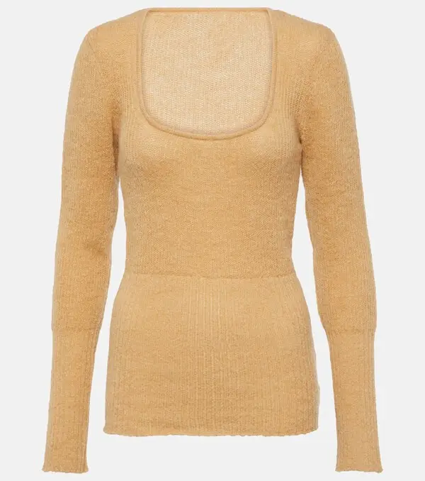 Jacquemus La Maille Dao Ribbed-knit Sweater - Beige