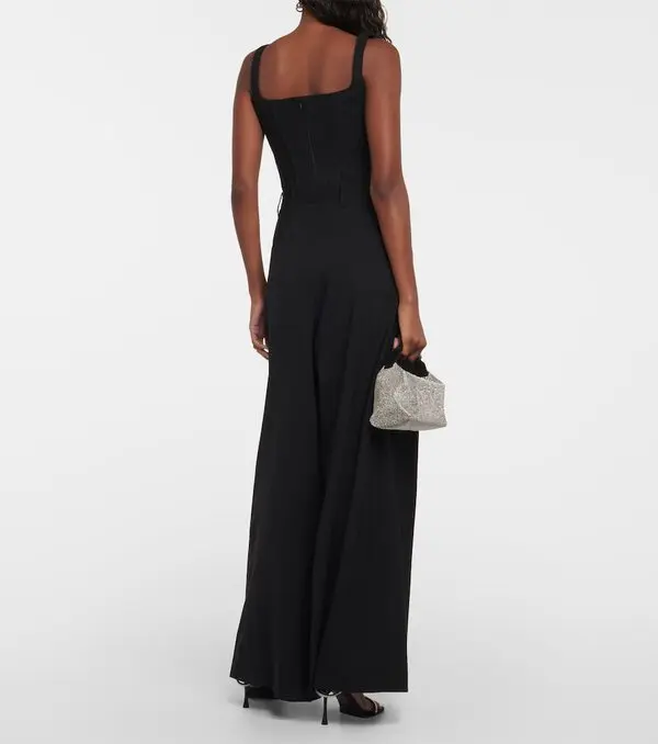 Giuseppe Di Morabito Wool-blend Wide-leg Pants