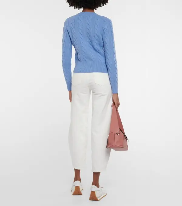 Polo Ralph Lauren Cable-knit Wool And Cashmere Cardigan