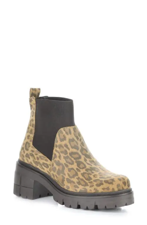 BOS. & CO. Bianc Lug-sole Chelsea Boot - Leopard/brown Maple/