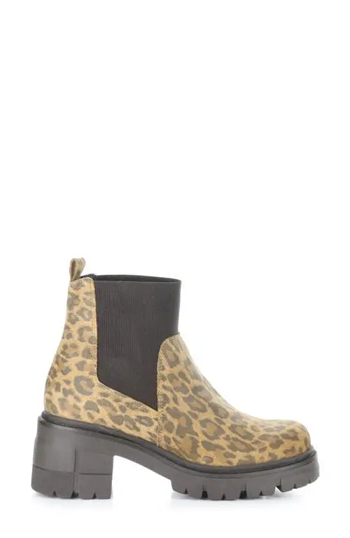 BOS. & CO. Bianc Lug-sole Chelsea Boot - Leopard/brown