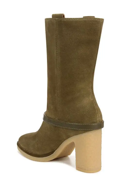 Franco Sarto Paxton Bootie In Cypress Green 30% Off Editorialist