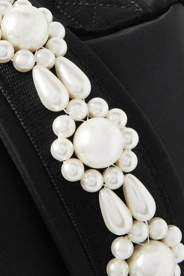 Simone Rocha Embellished Shell Belt Bag - Black