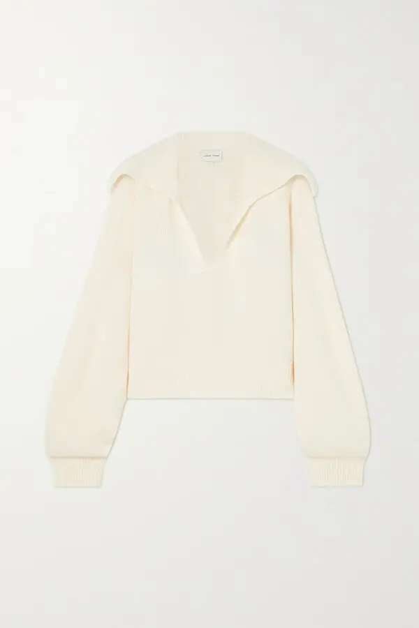 LOULOU STUDIO Net Sustain Aksi Wool And Cashmere-blend Sweater