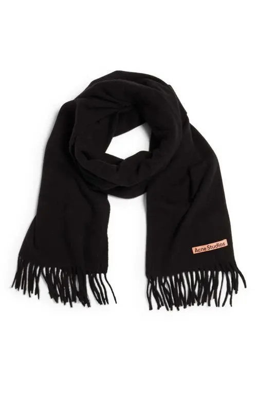 Acne Studios Cashmere Scarf - Black