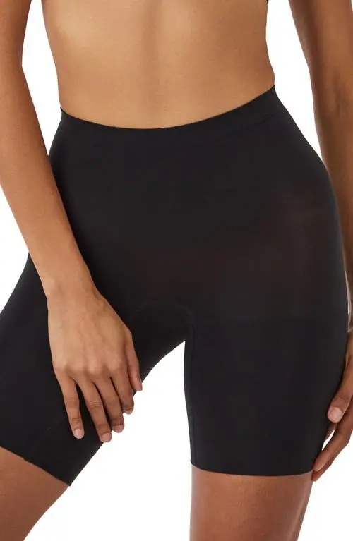 Spanx Spanxsculpt™ Seamless Power Mid-thigh Shorts - Very Black