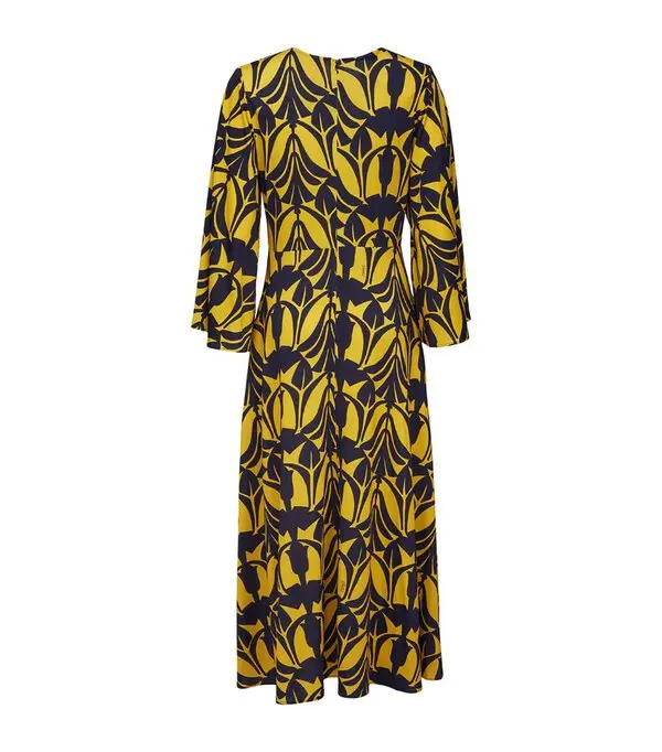 La DoubleJ Patterned Sorella Midi Dress