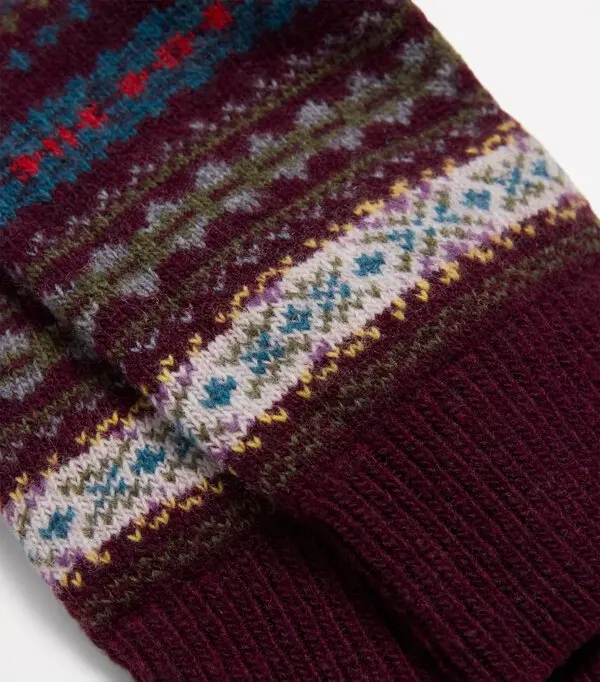 Barbour Wool-blend Fair Isle Socks