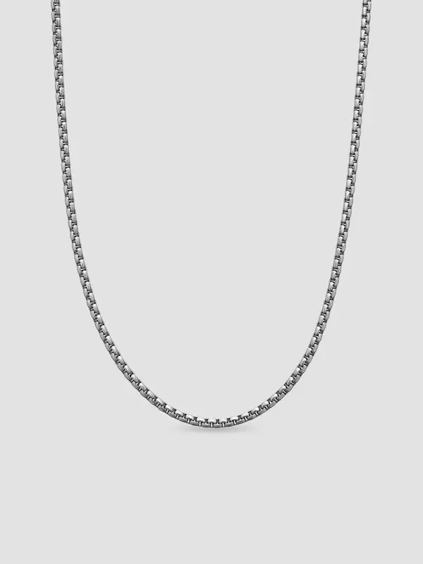 David Yurman Box Chain Necklace In 2.7mm