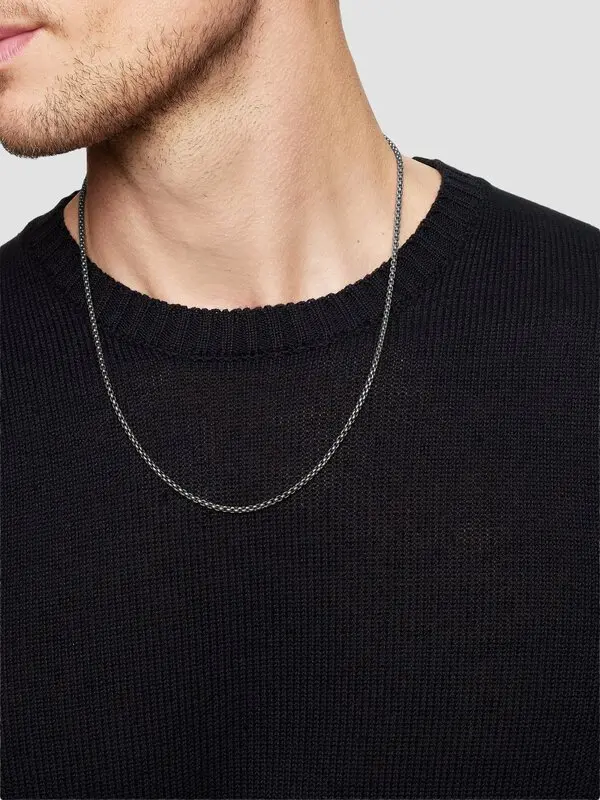 David Yurman Box Chain Necklace In 2.7mm