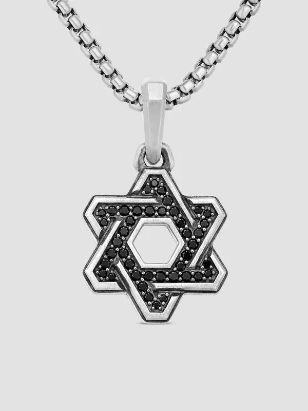 David Yurman Deco Star Of David Pendant In Sterling Silver
