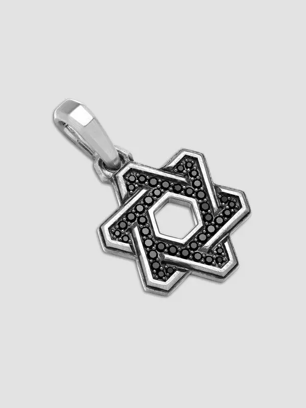 David Yurman Deco Star Of David Pendant In Sterling Silver