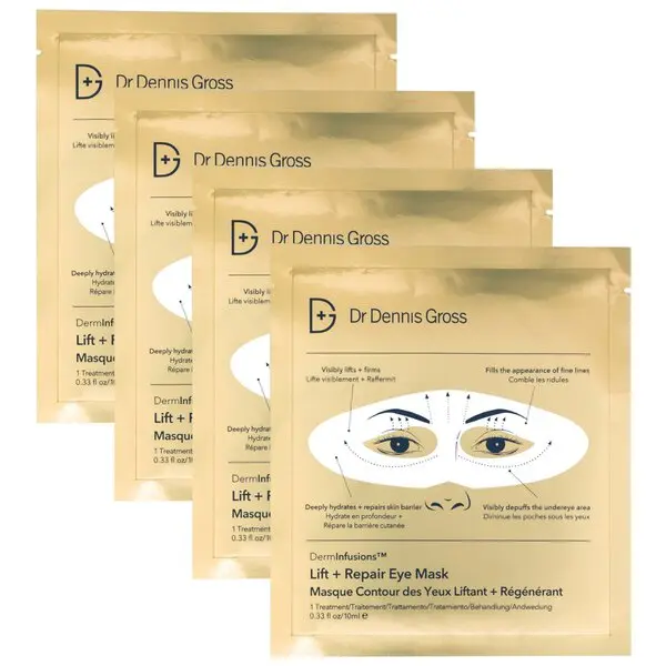 DR. DENNIS GROSS SKINCARE Skincare Derminfusions Lift + Repair Eye Mask 4-app 10ml - One-color
