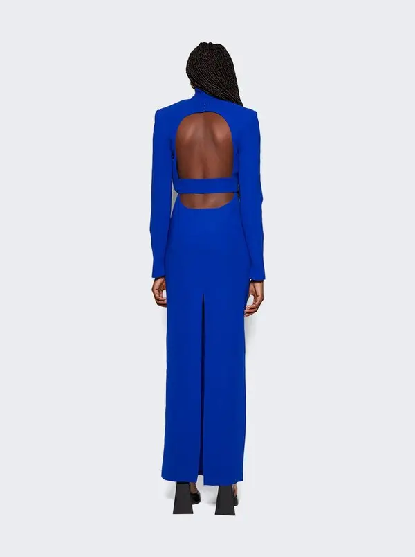MONOT High Neck Backless Maxi Dress