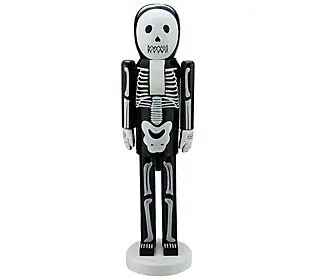 NORTHLIGHT Wooden Skeleton Halloween Nutcracker - One-color