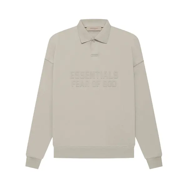 Fear Of God Long Sleeve Polo - Grey