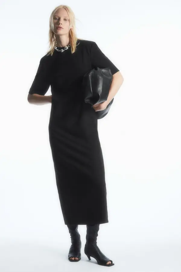 cos black t shirt dress COS Mini T-Shirt Dress