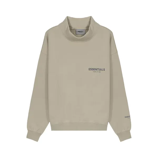 Fear Of God X Ssense Mock Neck Sweatshirt - Cream