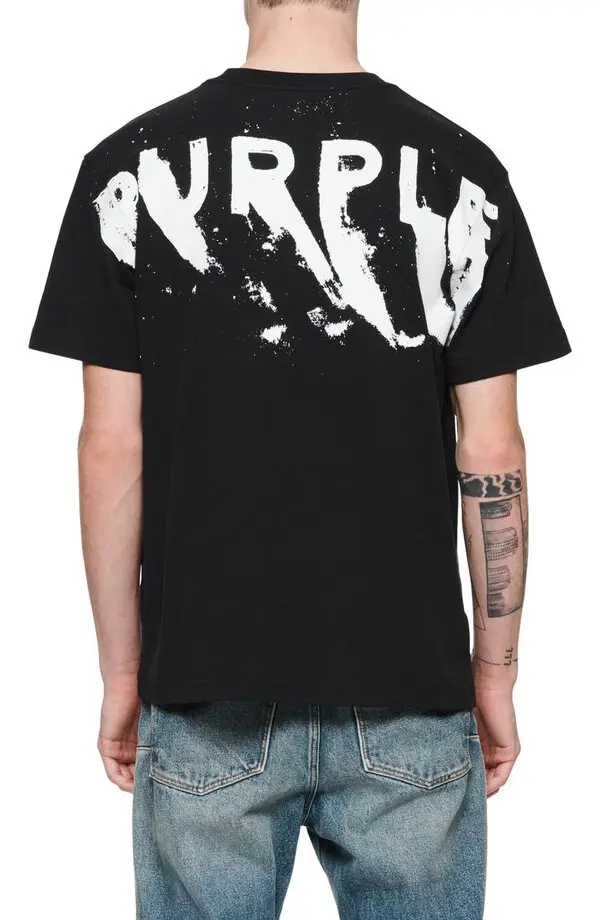 PURPLE BRAND Oversize Logo Graphic T-shirt