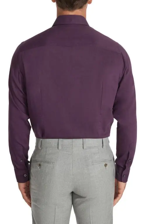 JACK VICTOR Aurelio Cotton & Silk Blend Dress Shirt