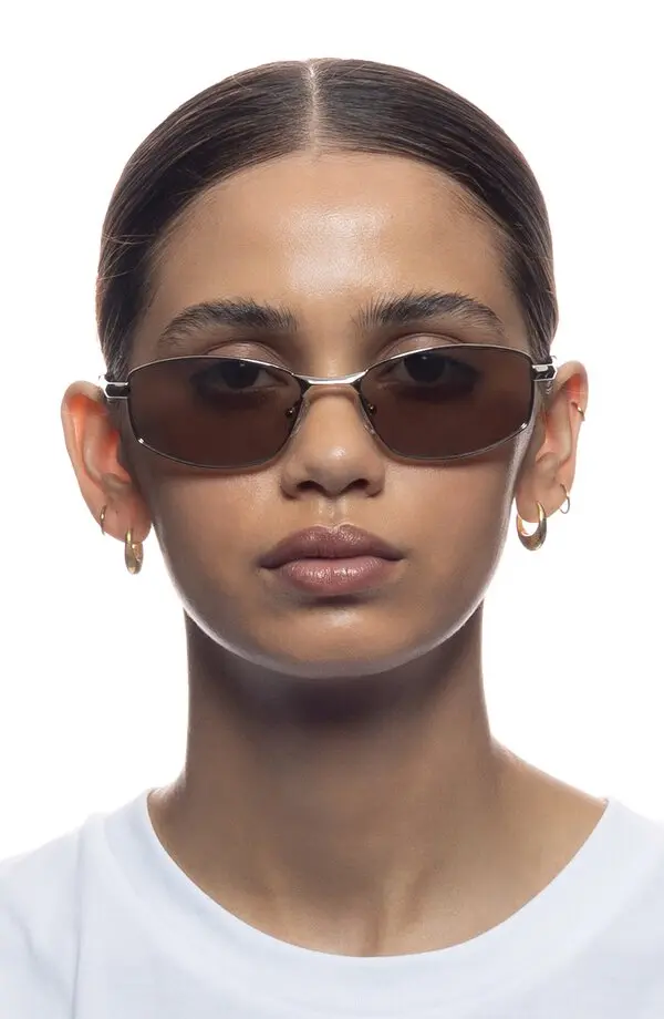 Le Specs Star Beam Rectangular Sunglasses