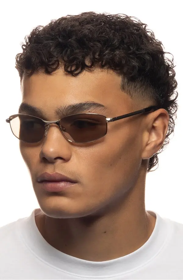 Le Specs Star Beam Rectangular Sunglasses