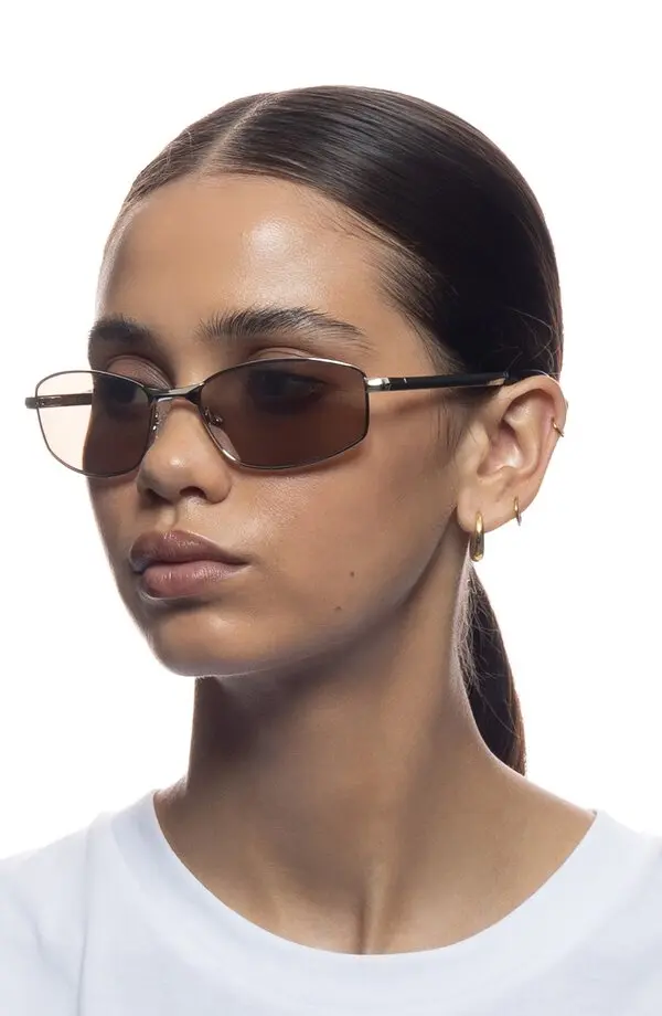 Le Specs Star Beam Rectangular Sunglasses