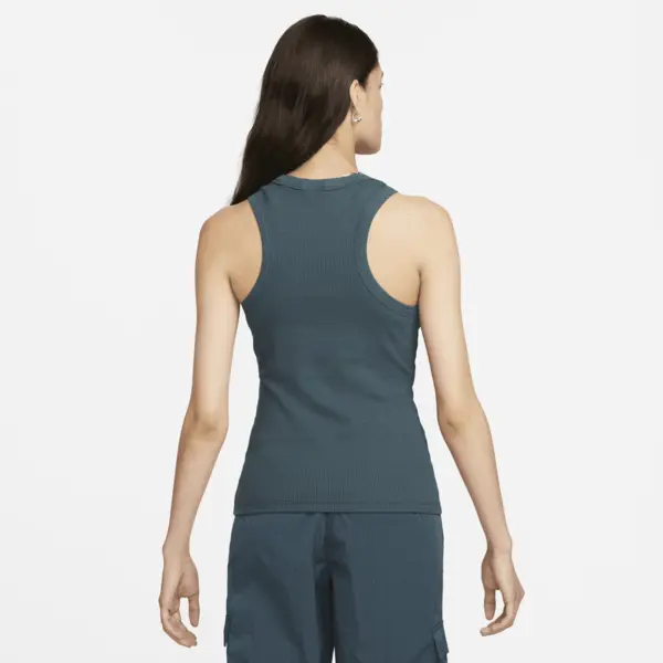 Nike Sportswear Ribbed Tank Top - Green