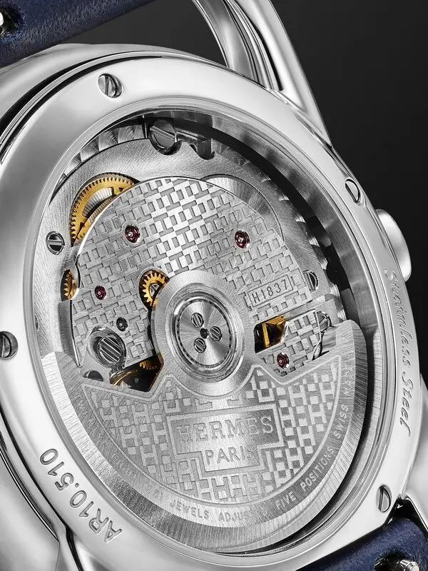 Hermès Arceau Le Temps Voyageur Automatic Stainless Steel Watch