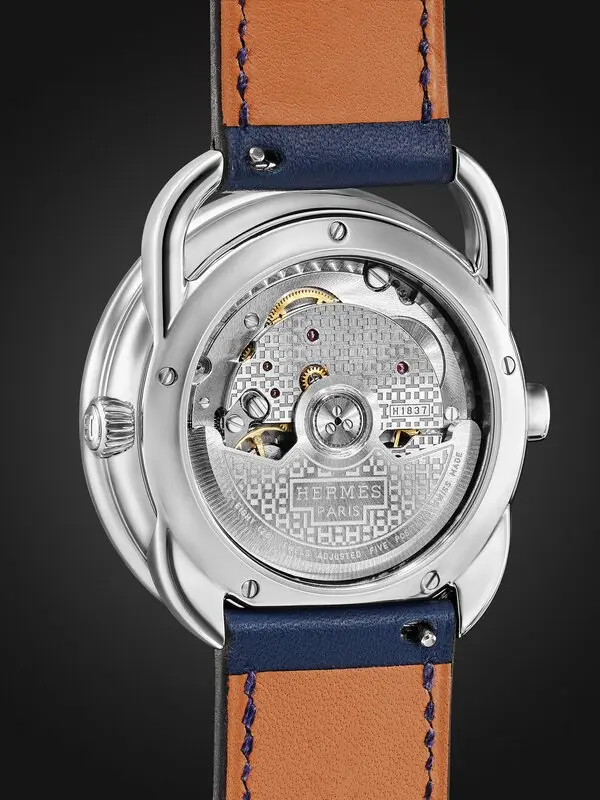 Hermès Arceau Le Temps Voyageur Automatic Stainless Steel Watch