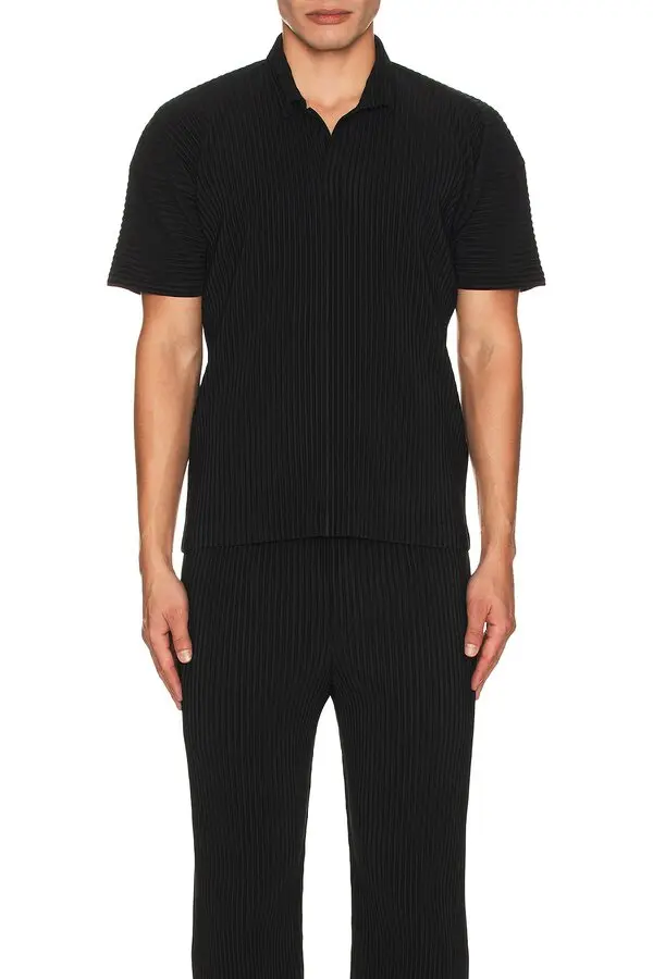 Issey Miyake Homme Plisse Issey Miyak Pleated Polo