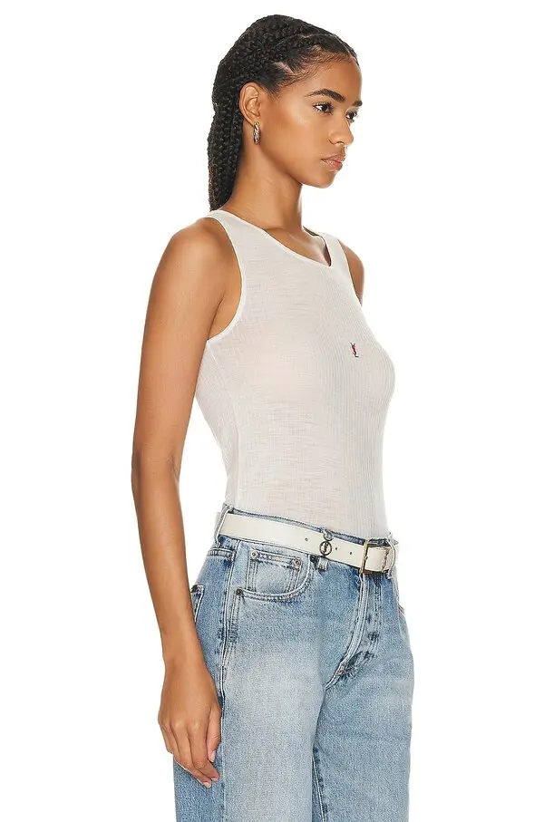 Saint Laurent Jersey Tank Top