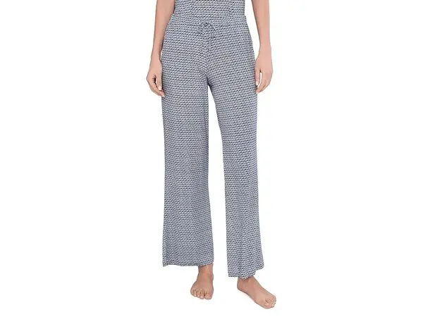 Eberjey The Tencel Modal Cami Pants Pajama Set Pajama Sets Duo Stripe Holly Red - Gray
