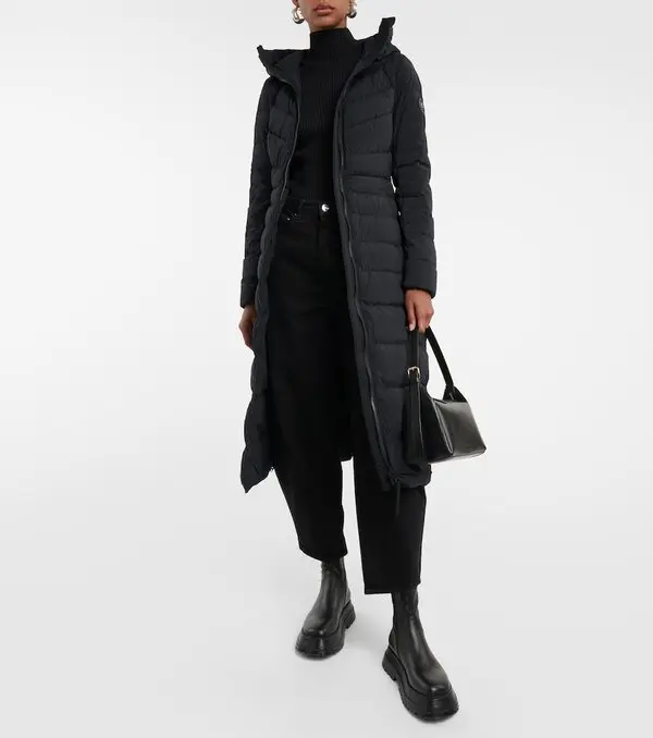 Canada Goose Clair Long Down Coat - Black