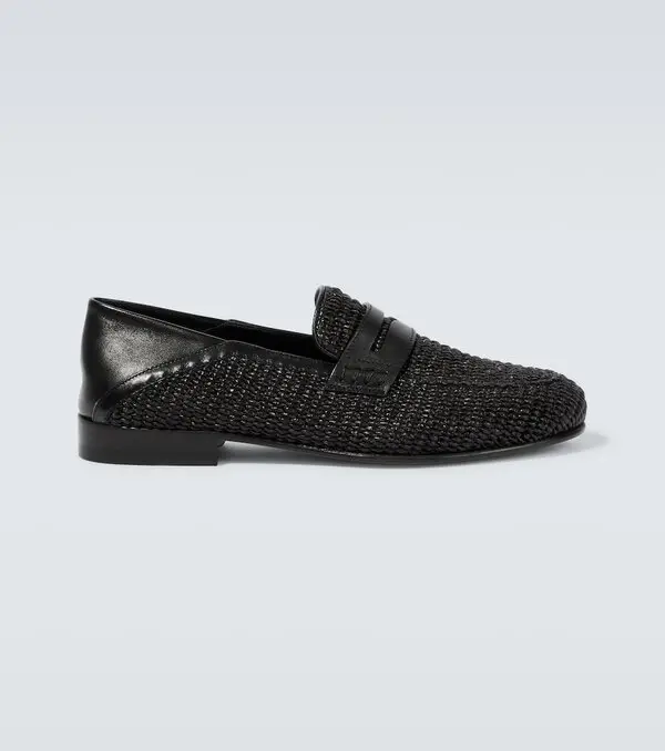 Manolo Blahnik Padstow Loafers - Black