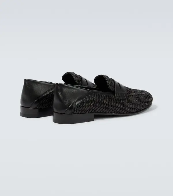 Manolo Blahnik Padstow Loafers - Black
