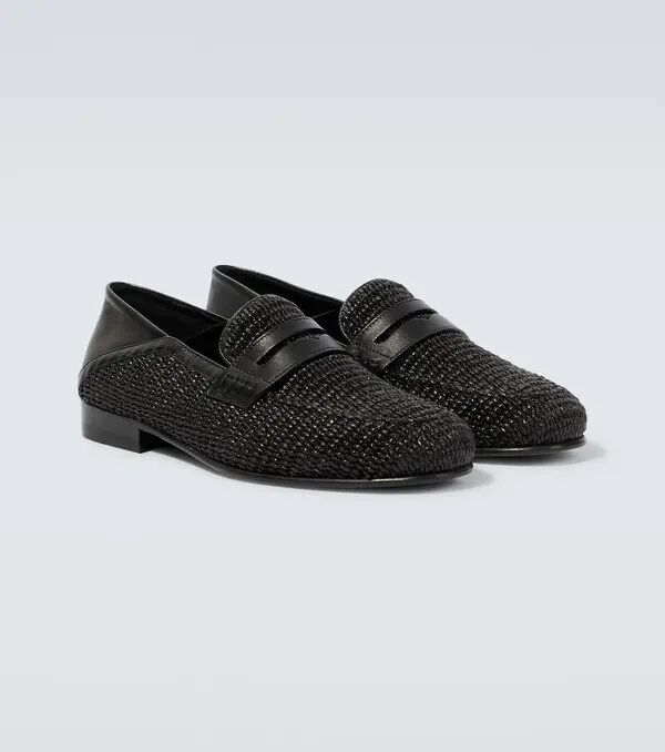 Manolo Blahnik Padstow Loafers - Black