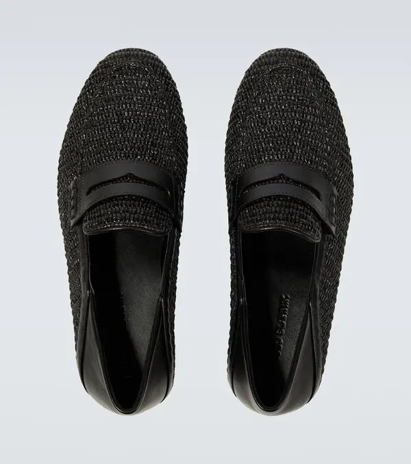 Manolo Blahnik Padstow Loafers - Black