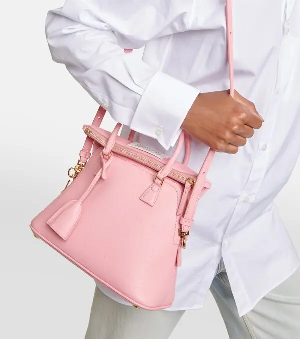 MAISON MARGIELA 5ac Classique Leather Shoulder Bag