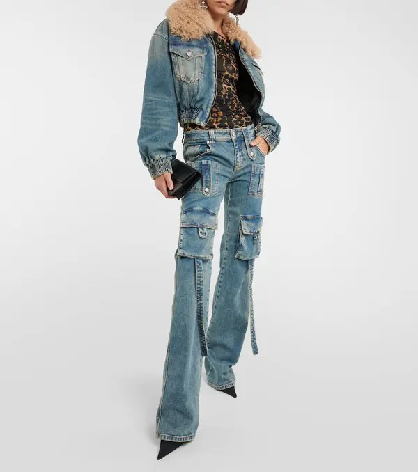 Blumarine Low-rise Cargo Pants