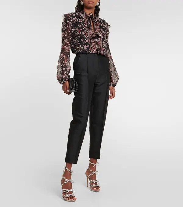 Giambattista Valli Printed Silk Blouse - Multicoloured