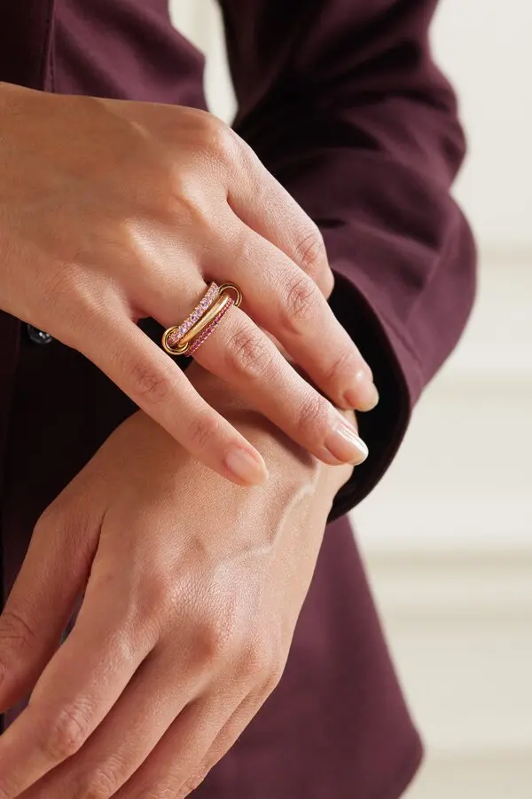 SPINELLI KILCOLLIN Norah Set Of Three 18-karat Sapphire Rings