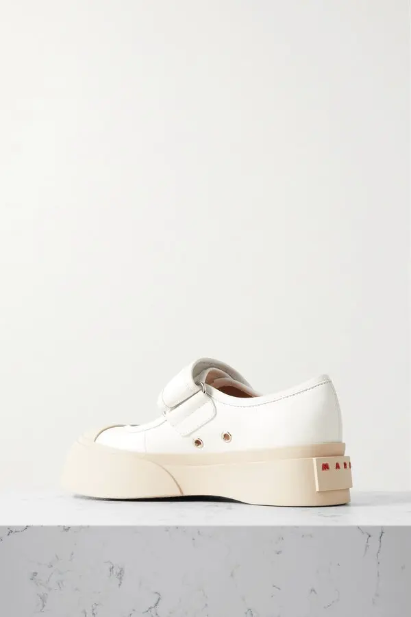 Marni Pablo Leather Mary Jane Platform Sneakers